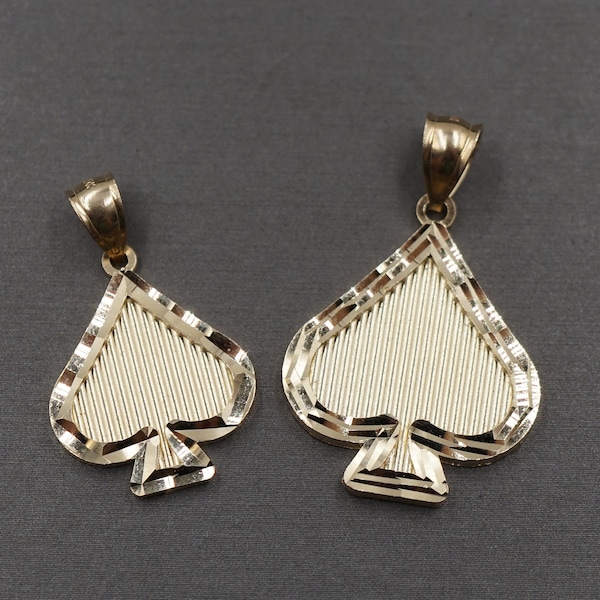 Spade Pendant - Etsy