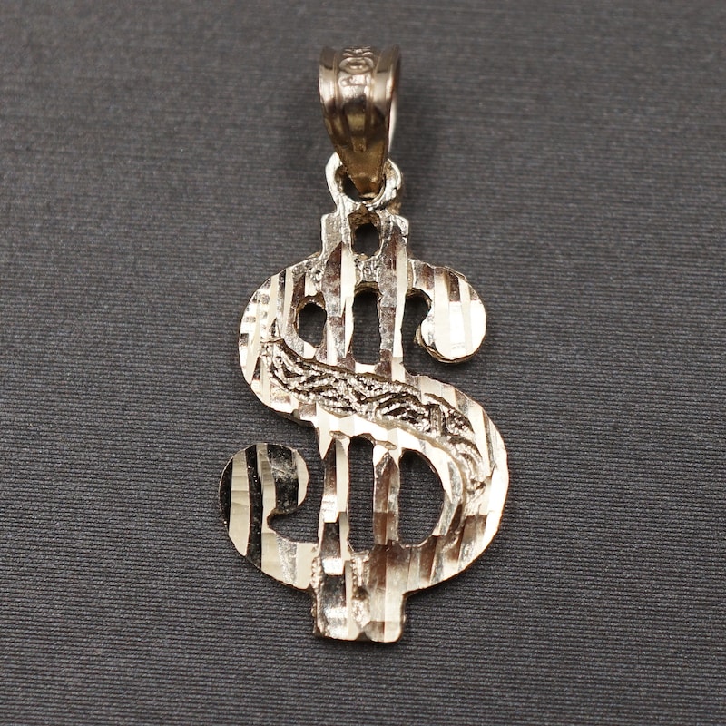 Dollar Sign Necklace - Etsy