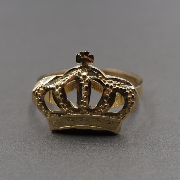 Gold Crown Ring - Etsy