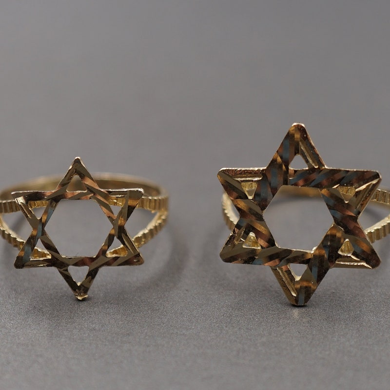 10k Gold 2 Star Necklace - Etsy