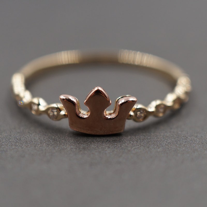 Gold Crown Ring - Etsy