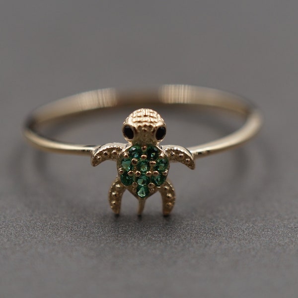 Turtle Ring - Etsy