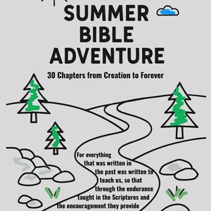 Summer Bible Adventure Book | Kids Bible Devotional PDF | 30-day ...