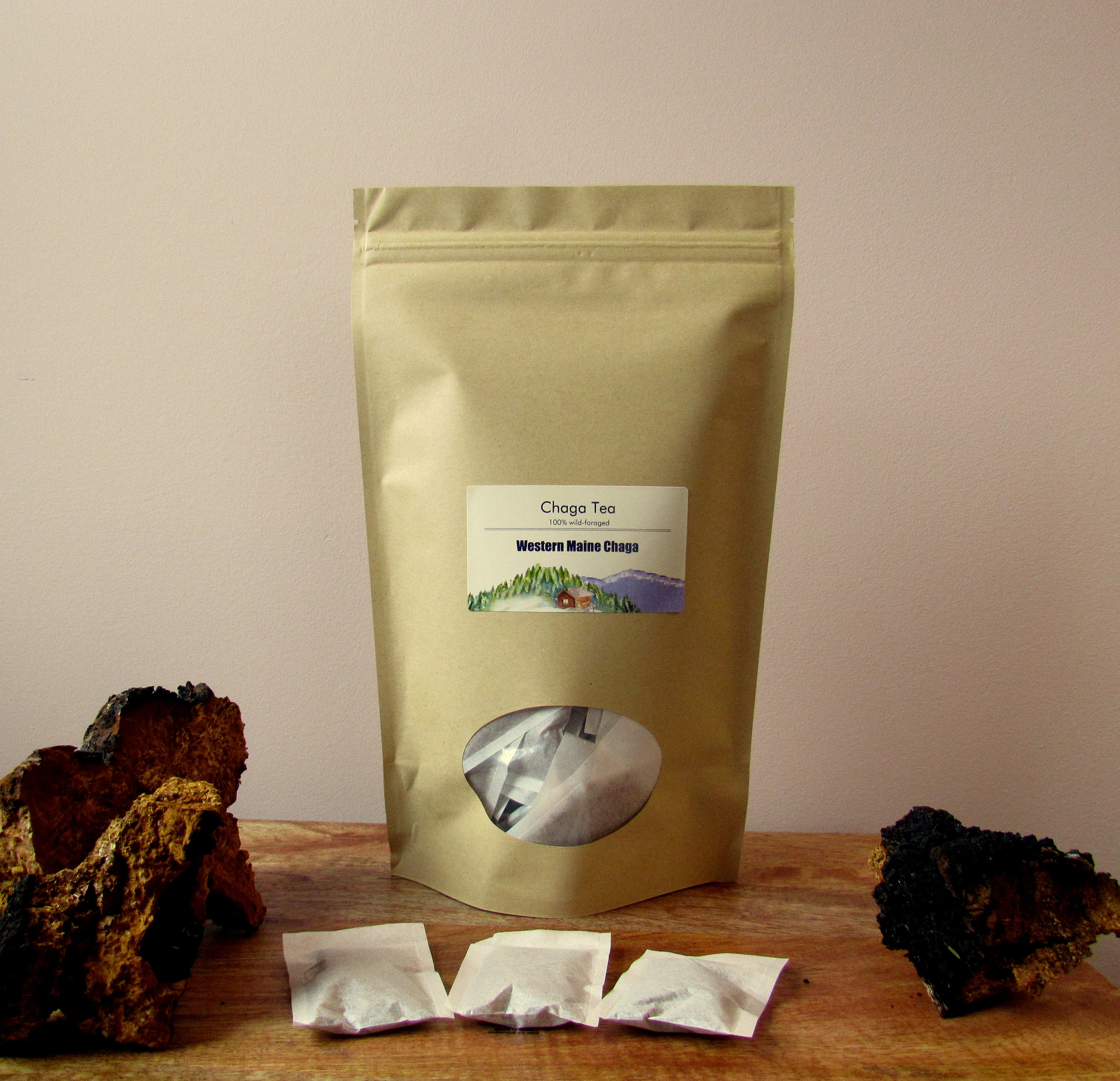 Chaga Tea Bags Ground Chaga Mushrooms Wild-foraged - Etsy