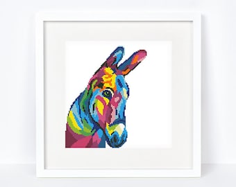 My Little Donkey Cross Stitch Pattern - Etsy