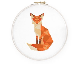 Fox Cross Stitch - Etsy