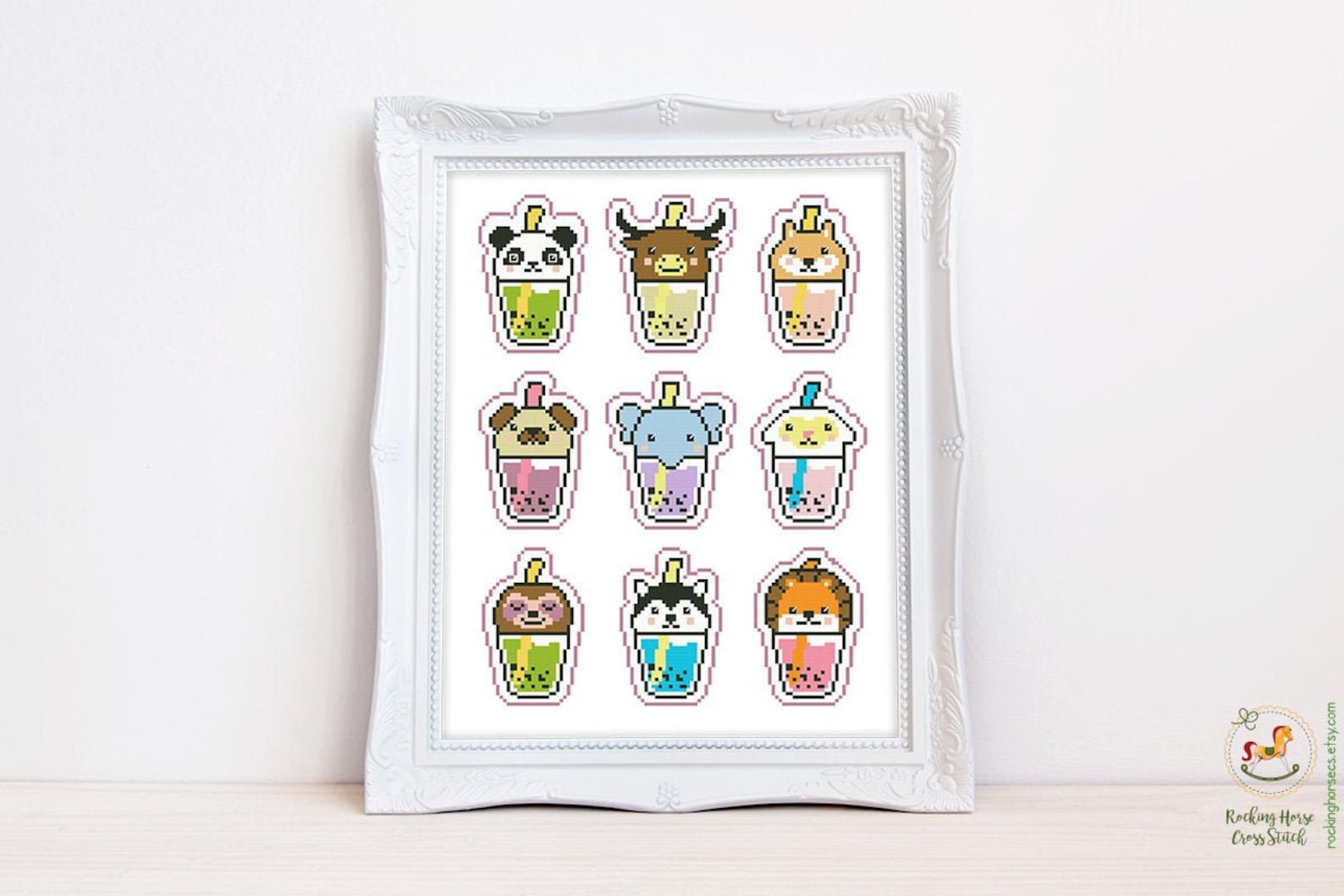 Funny Animals Cross Stitch Pattern Cute Mini Baby Animals - Etsy