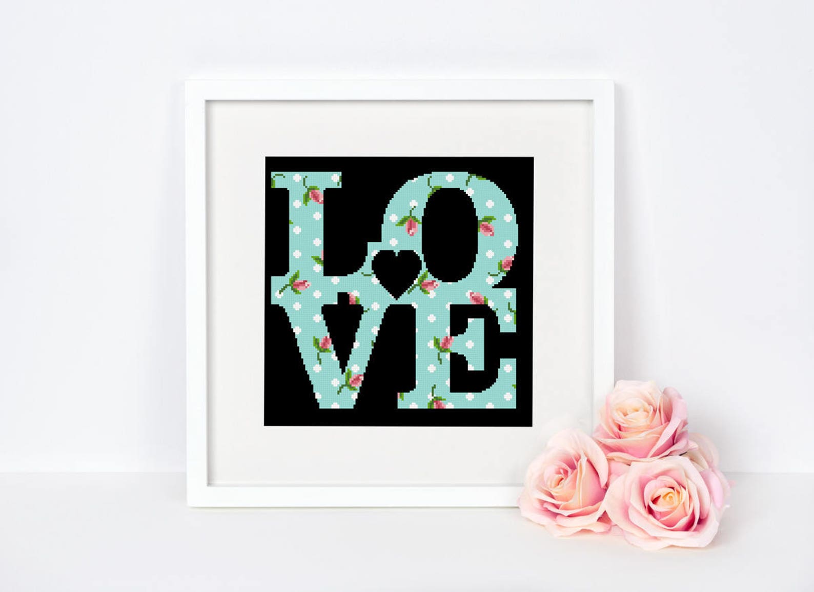 Love Cross Stitch Pattern Wedding Cross Stitch Anniversary | Etsy