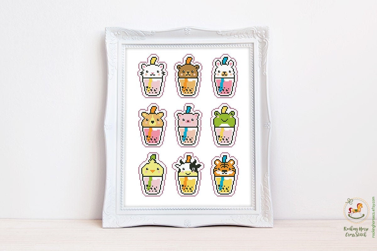 Tiny Animals Cross Stitch Pattern Cute Mini Baby Animals - Etsy