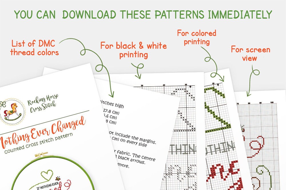 Inspirational Quote Cross Stitch Pattern Butterfly Cross - Etsy