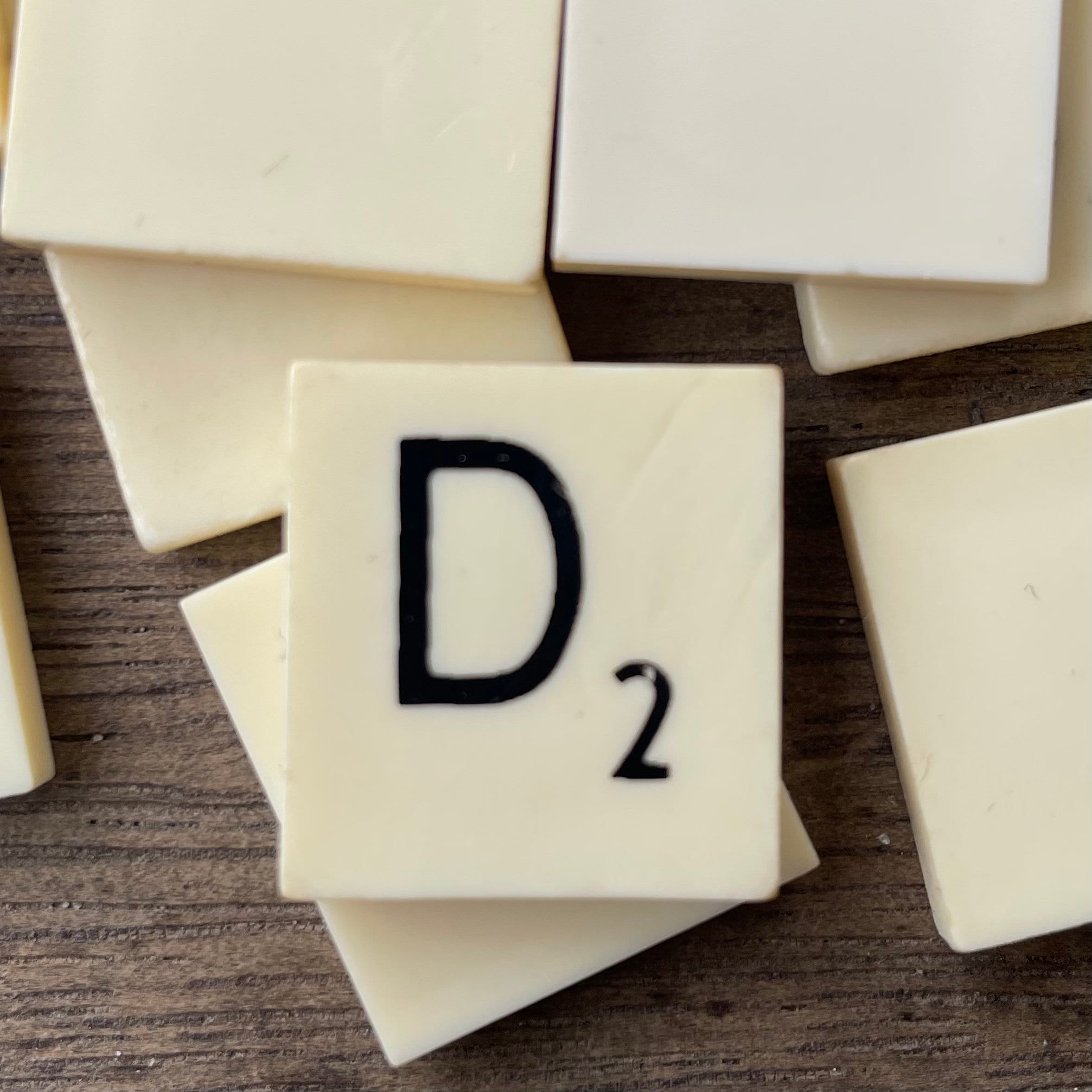 Vintage Scrabble Tile Letter D - Etsy