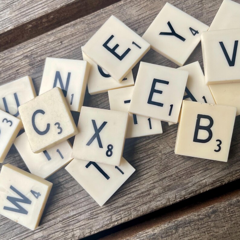 Vintage Scrabble Tile Letter U - Etsy