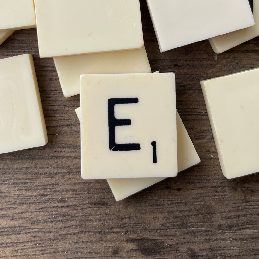 Vintage Scrabble Tile Letter E - Etsy