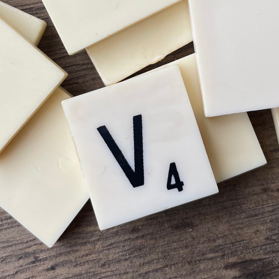 Vintage Scrabble Tile Letter V - Etsy