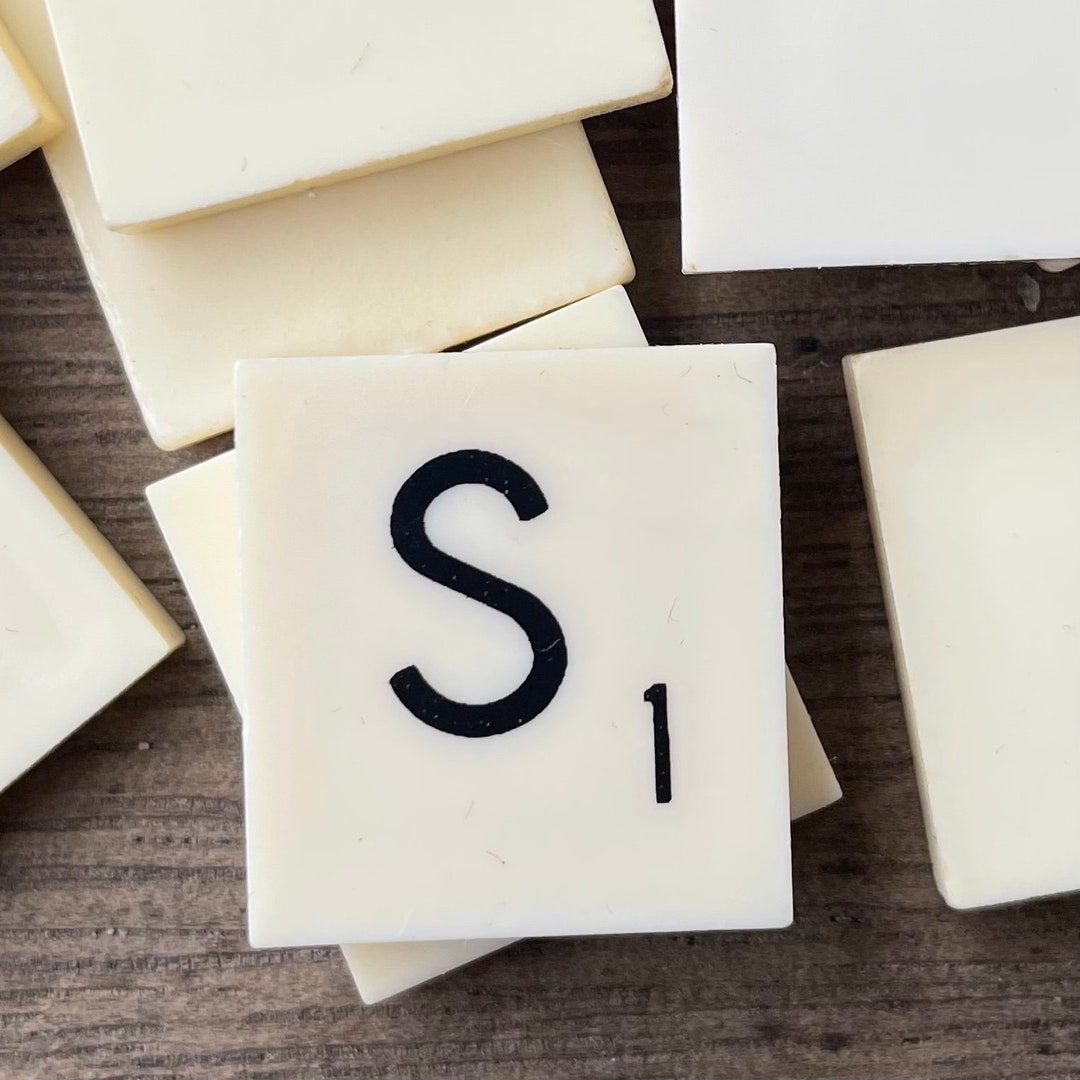 Vintage Scrabble Tile Letter S - Etsy