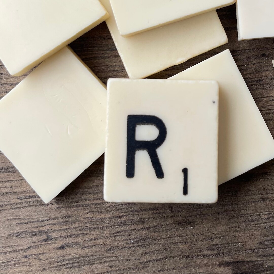 Vintage Scrabble Tile Letter R - Etsy