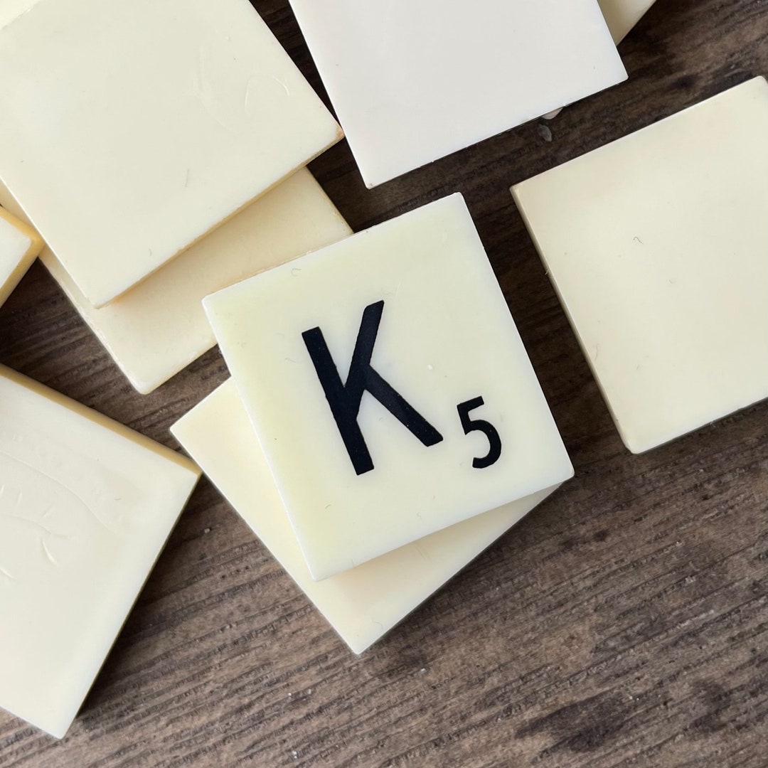 Vintage Scrabble Tile Letter K - Etsy