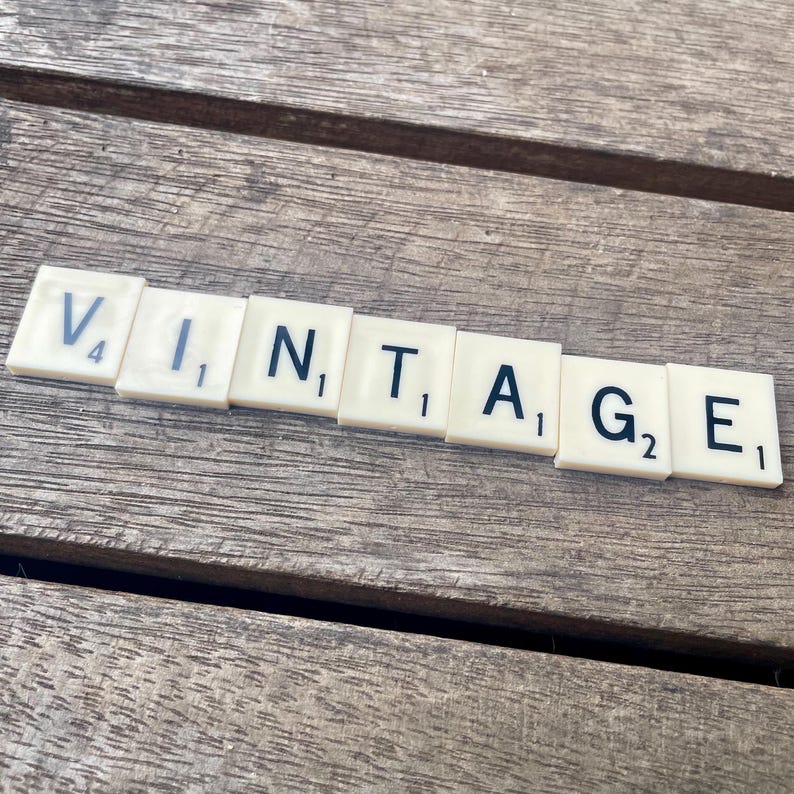 Vintage Scrabble Tile Letter Z - Etsy