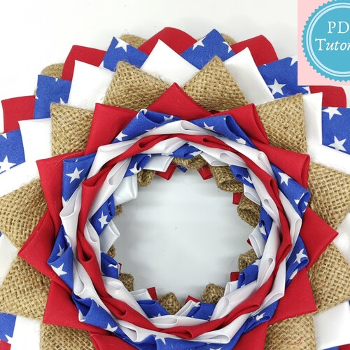 TUTORIAL Swirl Wreath Pattern Pdf File No Sew Quilted Wreath - Etsy