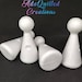 Polystyrene Cone Body Shapes in Two Sizes, Set of Six Styrofoam Body ...