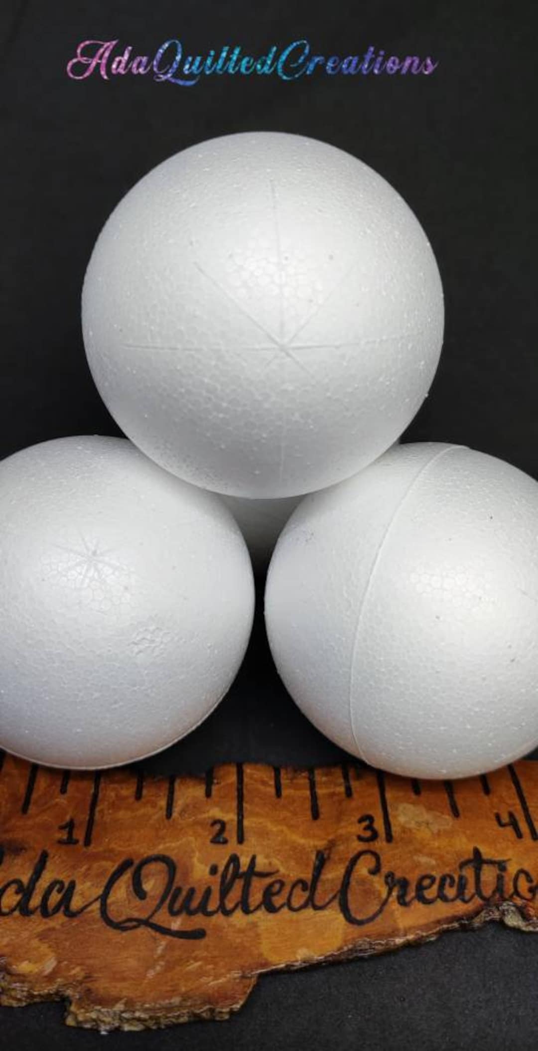 6 Cm (2.36") Marked Styrofoam Balls in Sets of Six, Pre-marked ...