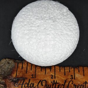 Oval Foam Disc 8 - 9 Cm (3" - 3.54") by 4.5cm (1.75"), Styrofoam Super ...