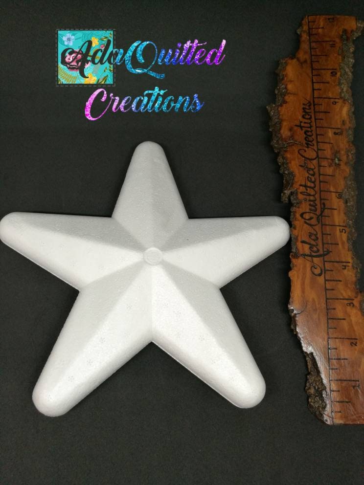 Polystyrene Stars Styrofoam Star Shapes 3 Different Sized - Etsy