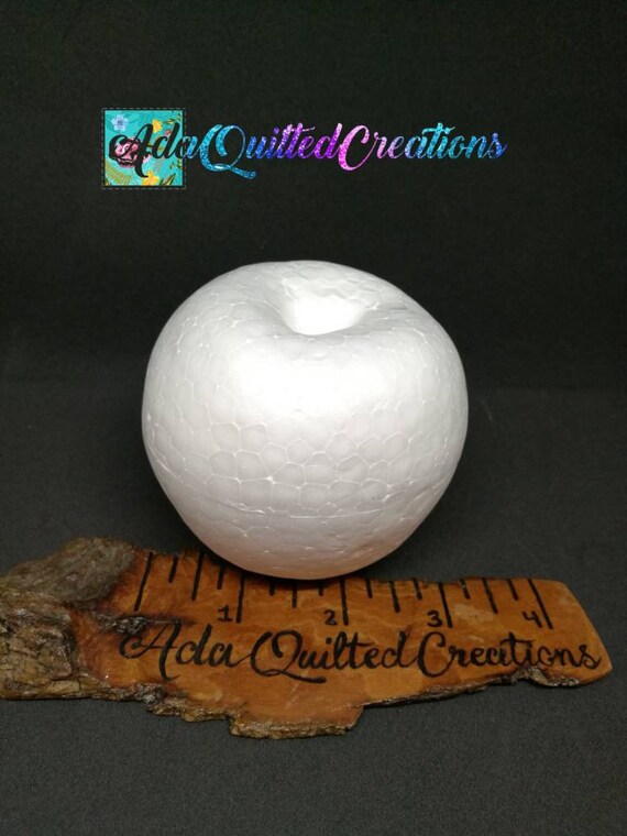 3'' Styrofoam apples in sets of six 8cm 3.15 | Etsy