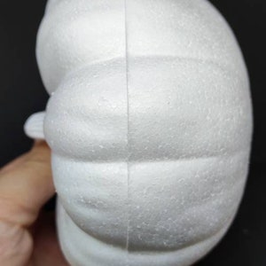 Large Polystyrene Pumpkin in Sets of Two, Styrofoam Pumpkin Diameter 12 ...
