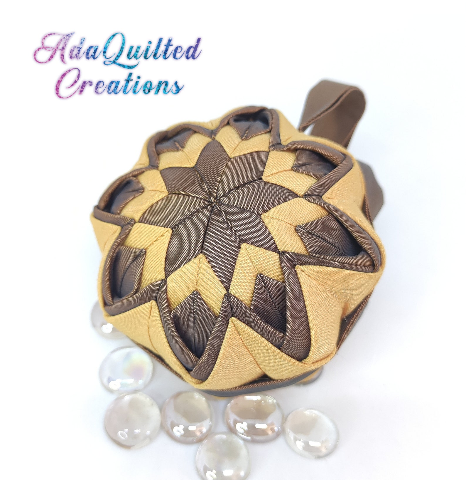 TUTORIAL Pdf File, Facets Pattern, No Sew Quilted Ornament, Step by ...