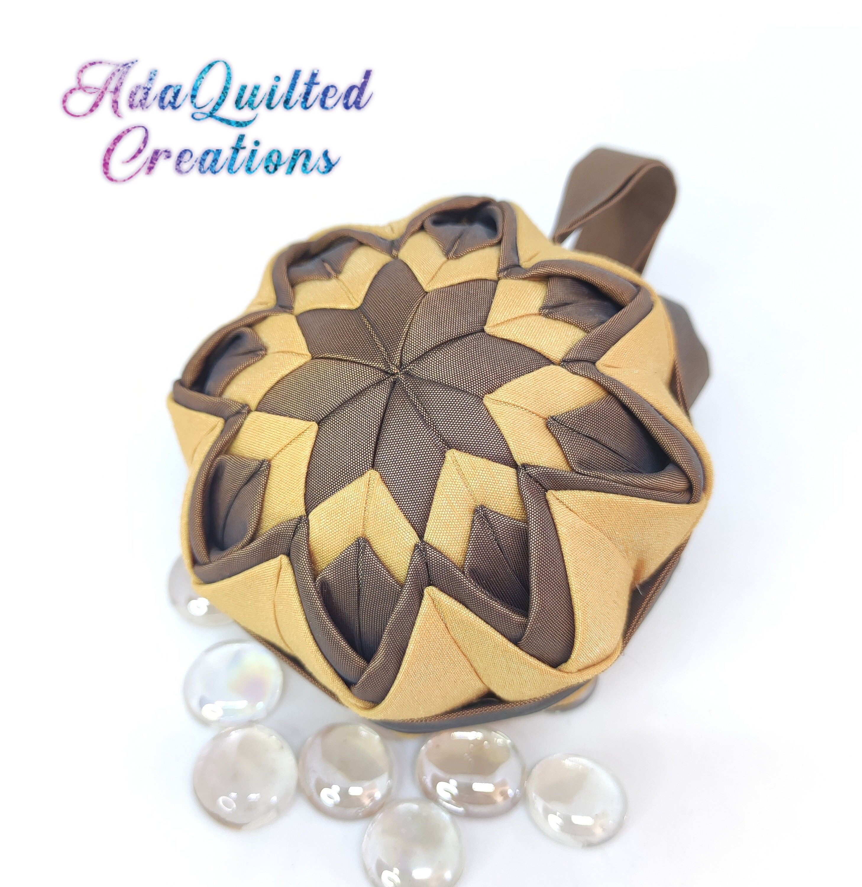 TUTORIAL Pdf File, Facets Pattern, No Sew Quilted Ornament, Step by ...