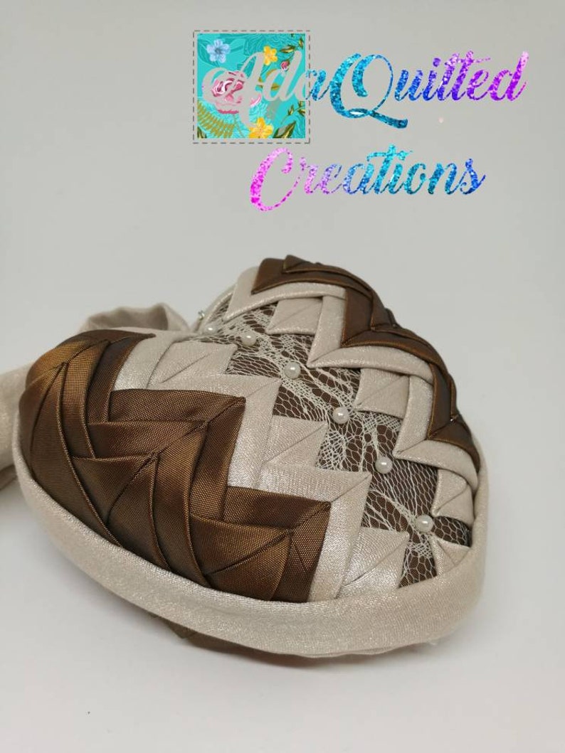 TUTORIAL, Girdle Pattern Pdf File, No Sew Quilted Heart Ornament ...