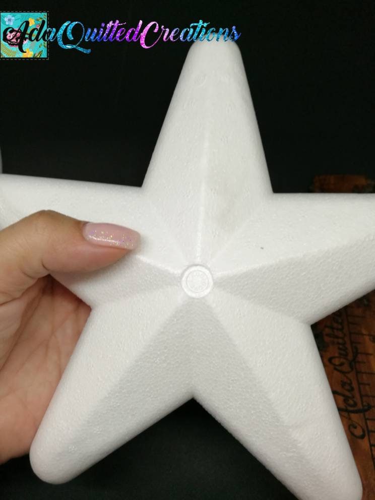 Polystyrene Stars Styrofoam Star Shapes 3 Different Sized - Etsy