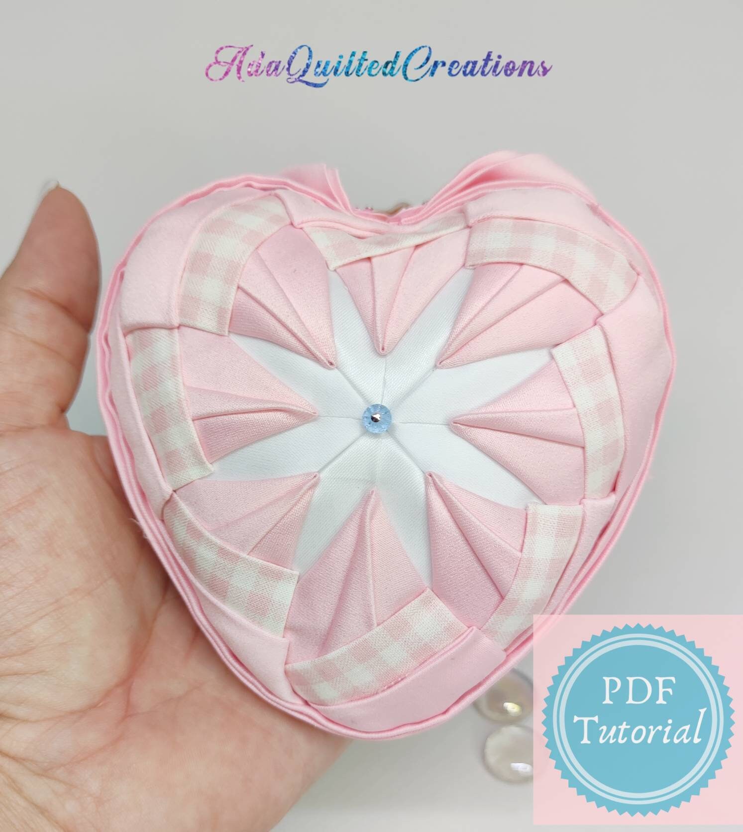 TUTORIAL, Perpetual Star Pattern Pdf File, No Sew Quilted Ornament ...