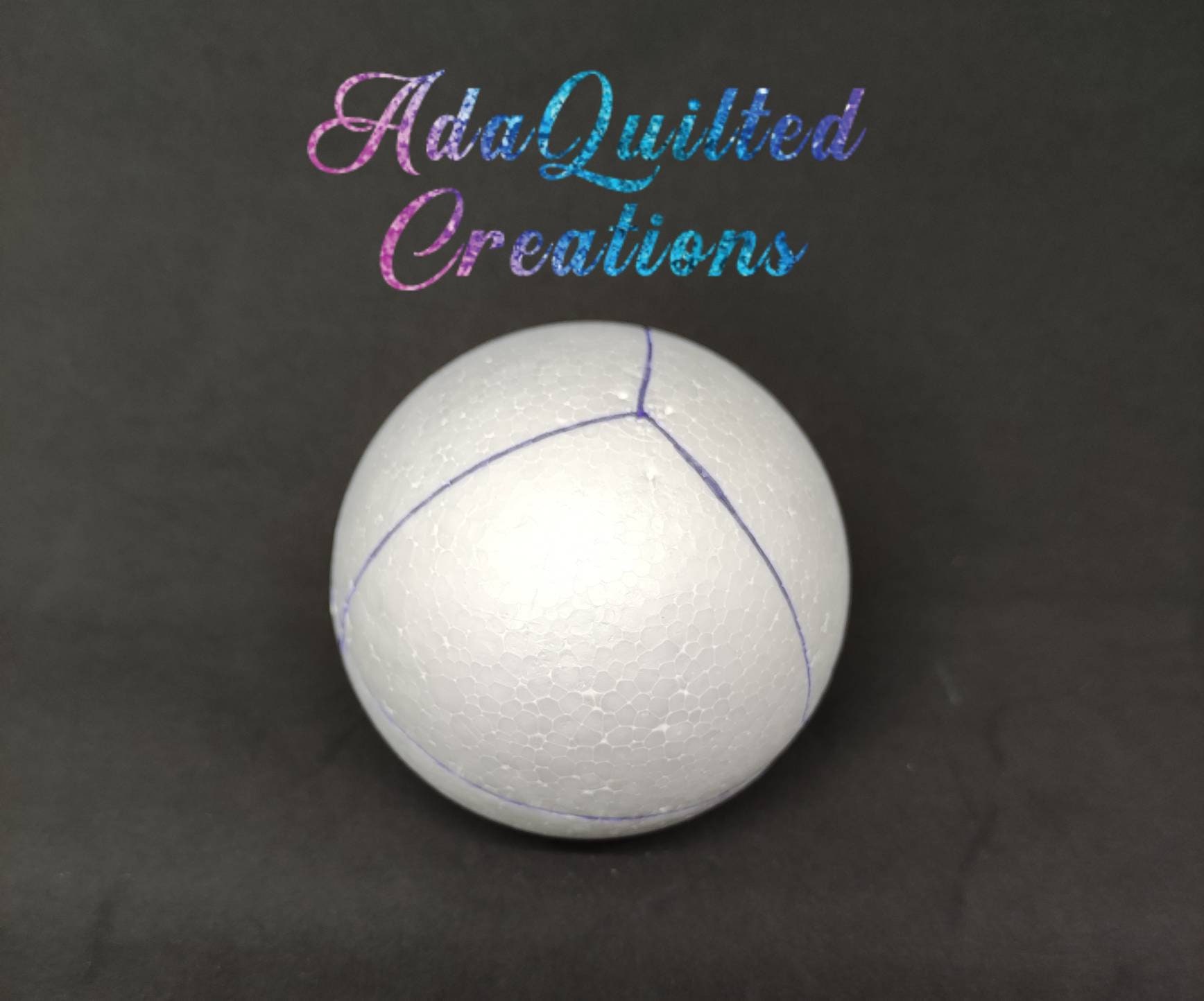 3'' hand drawn marked Styrofoam balls in sets of six | Etsy