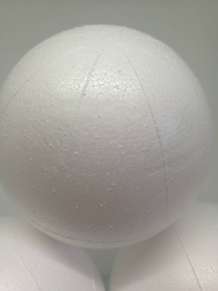 Marked Polystyrene Balls, 9cm Craft Foam Spheres, Set of 6 - Etsy
