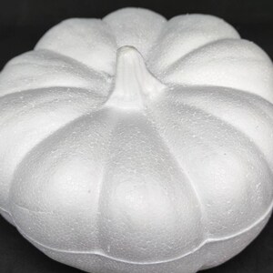 Large Polystyrene Pumpkin in Sets of Two, Styrofoam Pumpkin Diameter 12 ...