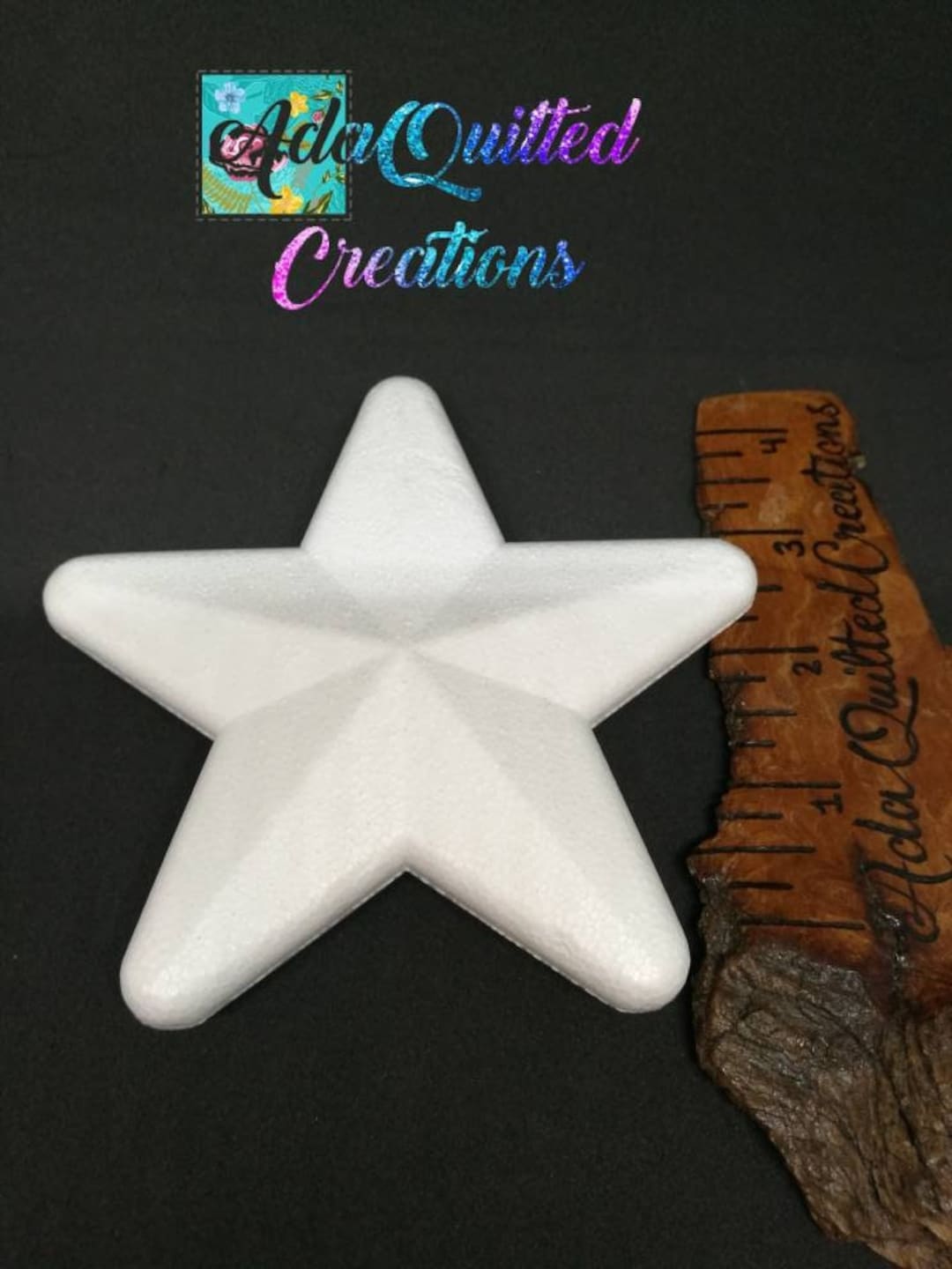 Polystyrene Stars, Styrofoam Star Shapes, 3 Different Sized Stars, 13 ...