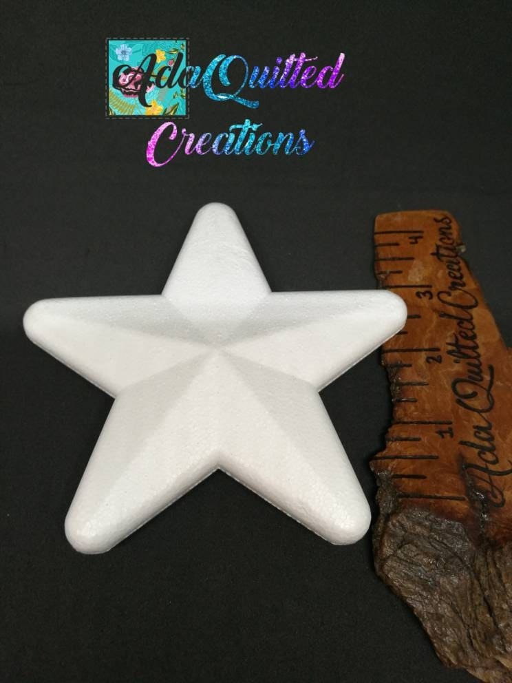 Polystyrene Stars Styrofoam Star Shapes 3 Different Sized - Etsy