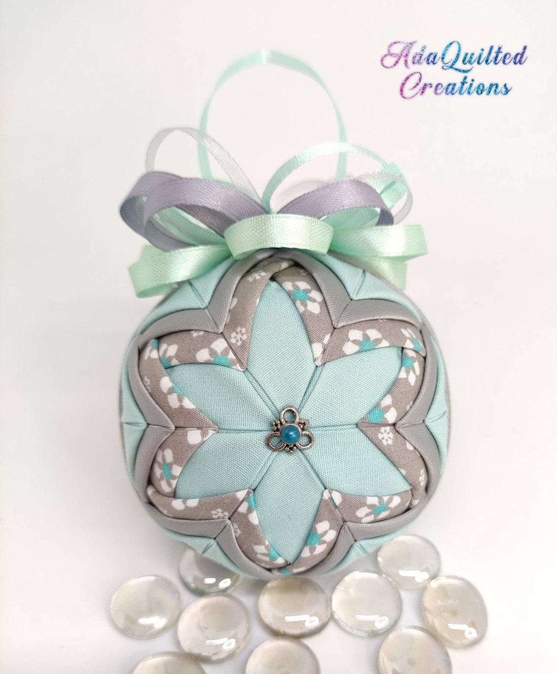 TUTORIAL Pdf File Six Point Star Pattern No Sew Quilted Ball | Etsy