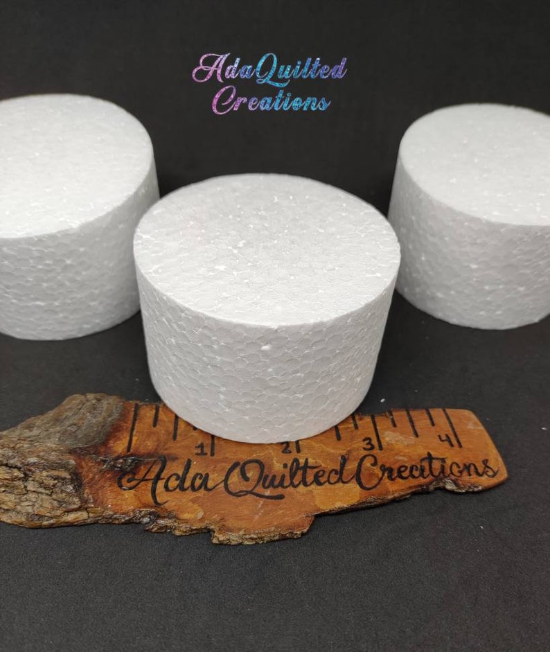Styrofoam Cylinder Slices Diameter 8 Cm 3 Height 5cm - Etsy Australia