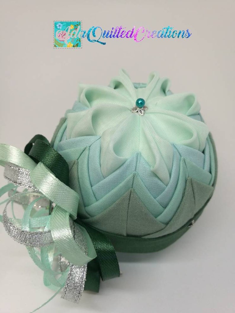 Coastal Quilted Ball Ornament Individual or in Sets Christmas - Etsy
