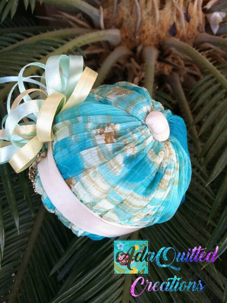 Ornament diy KIT summer no sew quilted ornament kit tutorial | Etsy