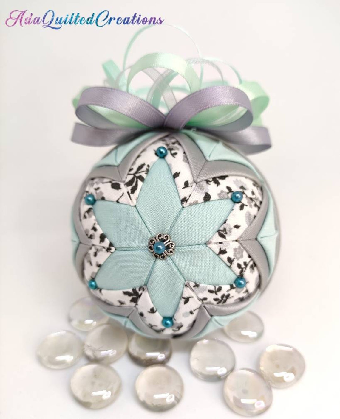 TUTORIAL Pdf File Six Point Star Pattern No Sew Quilted Ball | Etsy