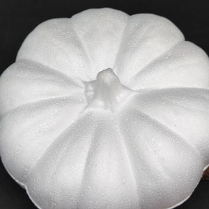 Large Polystyrene Pumpkin in Sets of Two, Styrofoam Pumpkin Diameter 12 ...