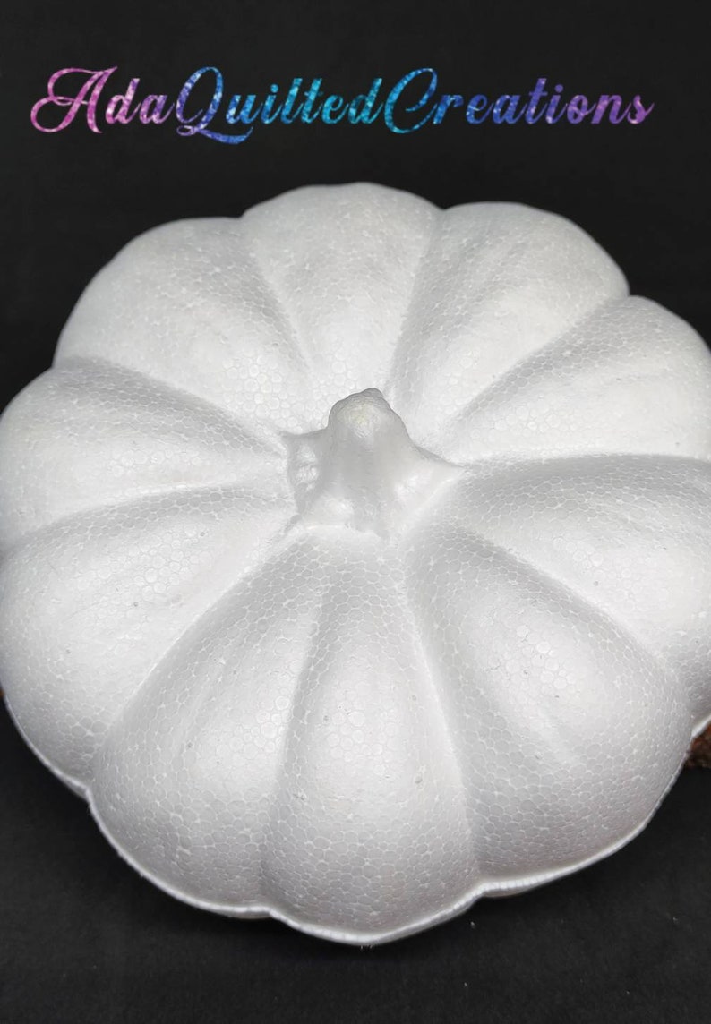 Large Polystyrene Pumpkin in Sets of Two Styrofoam Pumpkin - Etsy