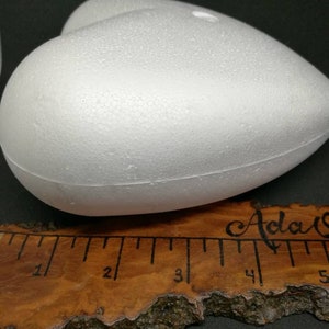 Large Styrofoam Hearts, Set of Two Polystyrene Hearts, Height 15 Cm (5. ...