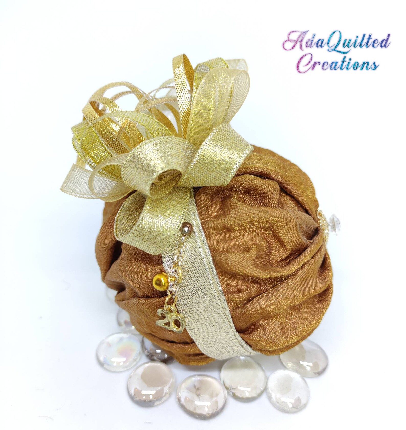 TUTORIAL Draped Ball Quilted Ornament Pattern Original - Etsy