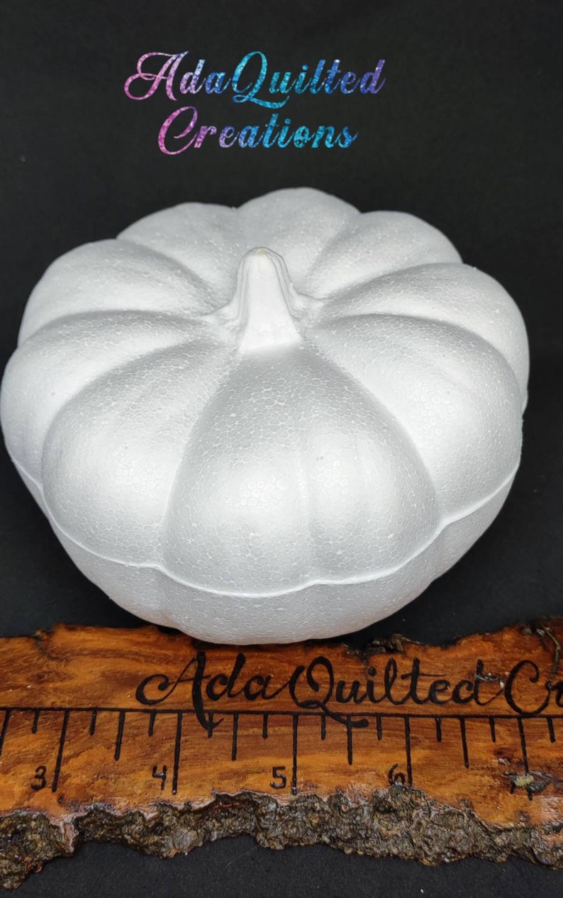 Large Polystyrene Pumpkin in Sets of Two Styrofoam Pumpkin - Etsy
