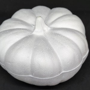 Large Polystyrene Pumpkin in Sets of Two, Styrofoam Pumpkin Diameter 12 ...